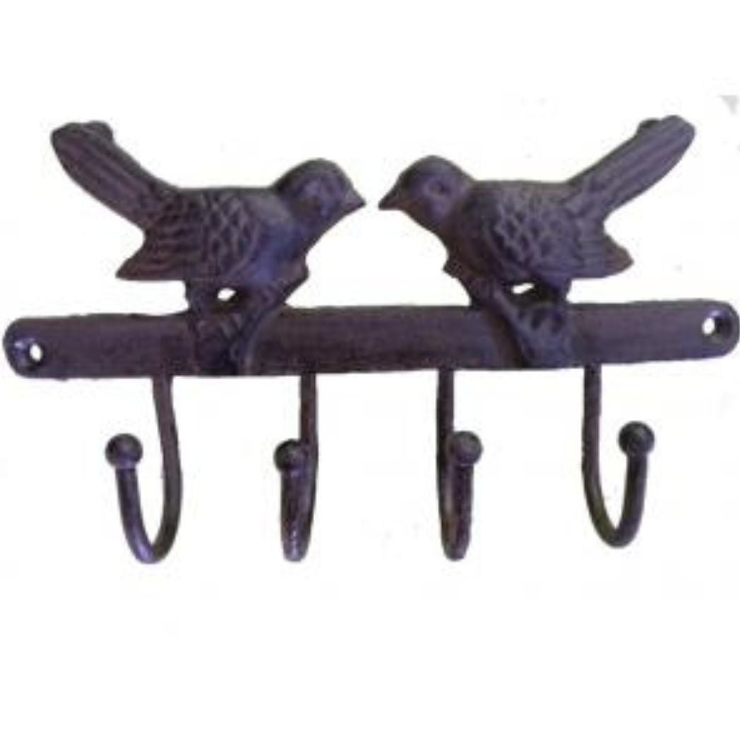 Cast Iron Hanger | 2 Bird Hook | Finders Keepers